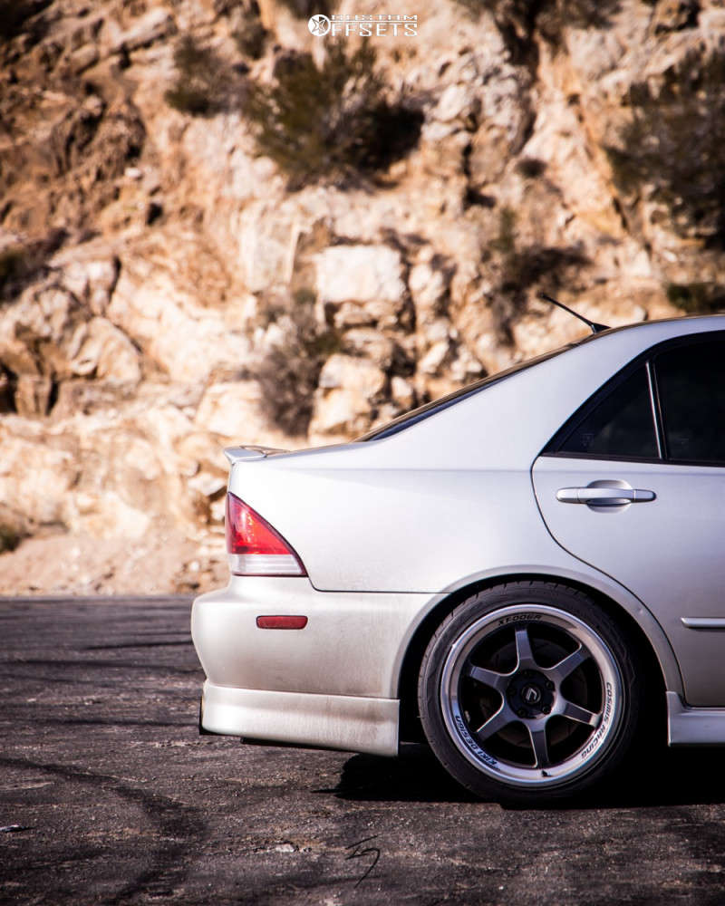 2003 Lexus IS300 with 18x9 30 Cosmis Racing Xt-006r and 225/40R18 Nitto ...