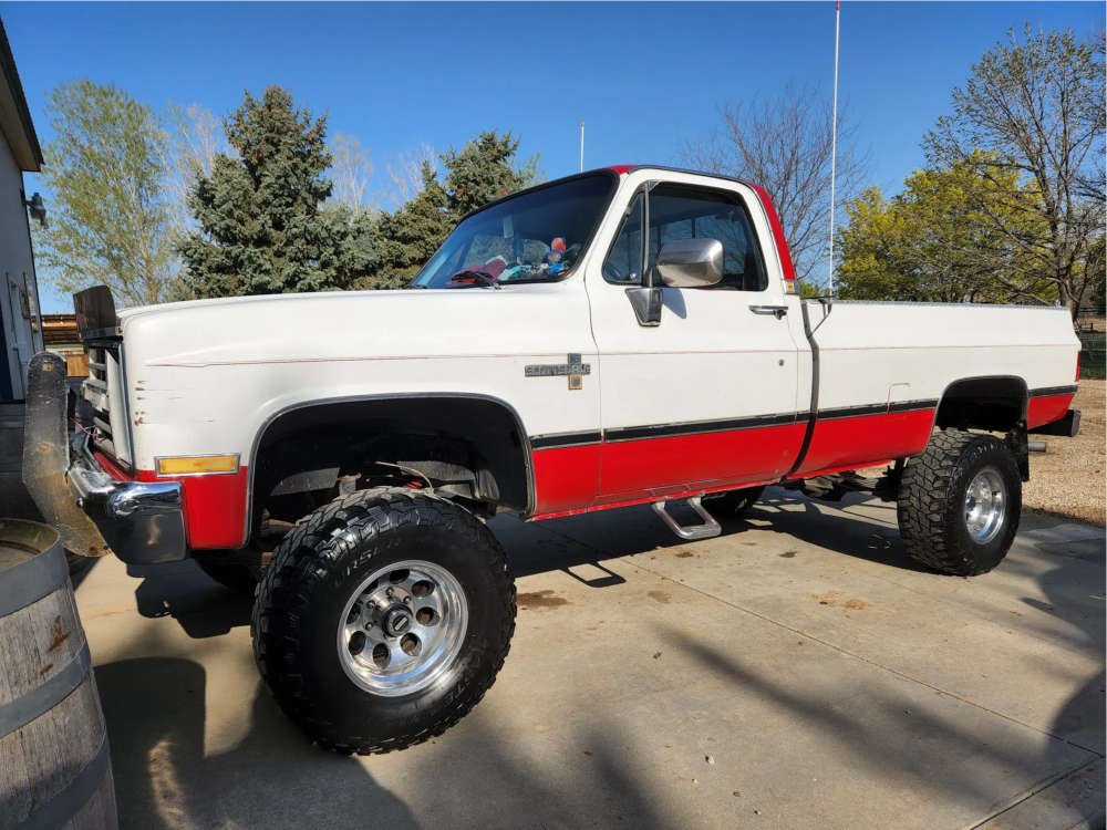 1986 Chevrolet K10 with 15x10 -46 Ultra Type 164 and 33/12.5R15 ...