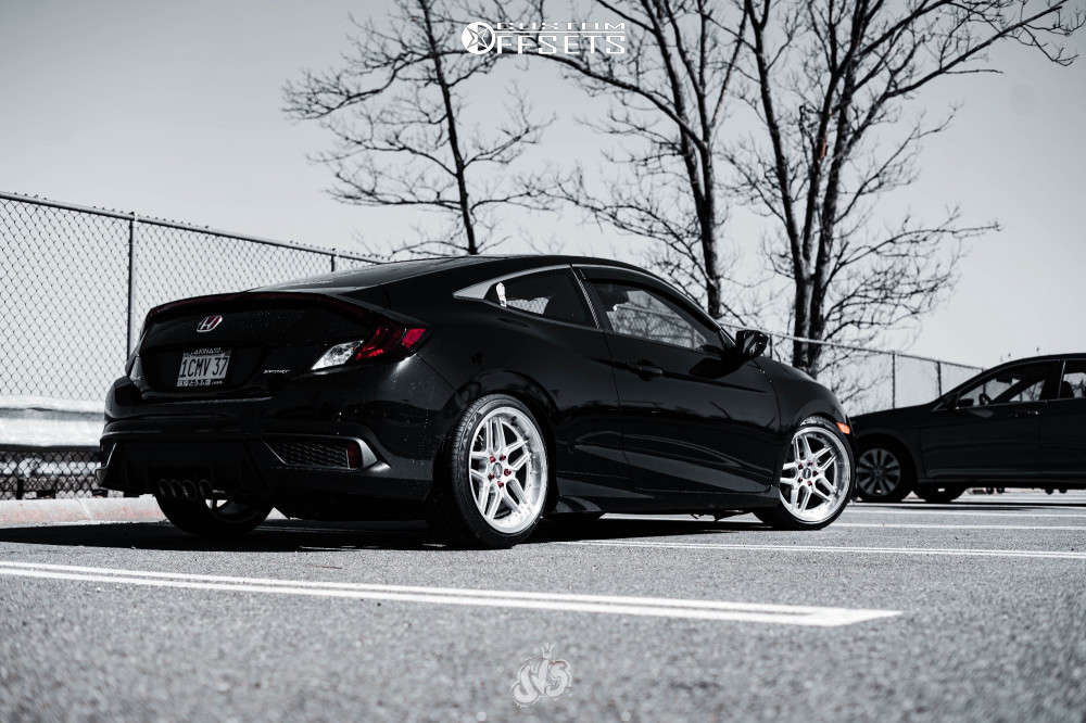 2019 Honda Civic with 18x9.5 35 ESR CS15 and 225/40R18 Westlake Sa07 ...