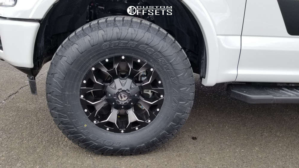 2020 Ford F-150 with 17x8.5 14 Fuel Assault and 285/65R17 Toyo Tires ...