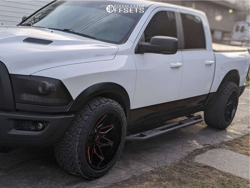 2017 Ram 1500 with 22x12 -44 Xtreme Mudder Xm-327 and 33/12.5R22 Venom ...