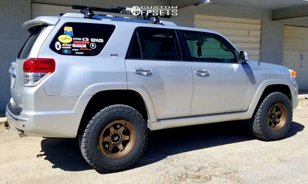 2010 Toyota 4Runner with 17x9 -12 Fuel Shok and 33/12.5R17 BFGoodrich ...