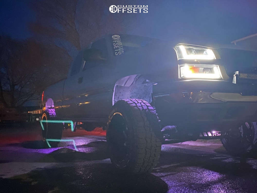 2004 Chevrolet Silverado 1500 with 20x12 -57 Vision Spyder and 33/12 ...