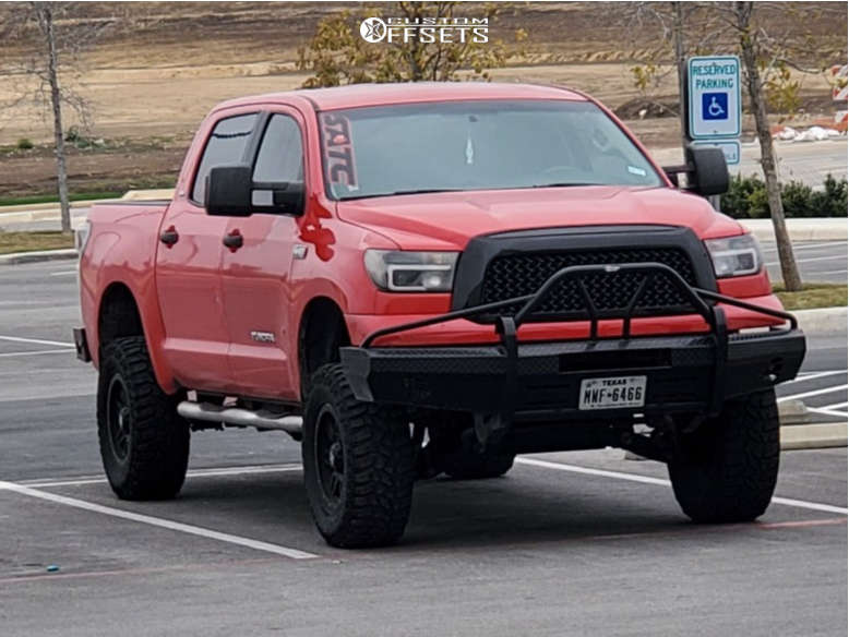 2008 Toyota Tundra with 18x9 DX4 7s and 295/70R18 Cooper Stt M/t and ...