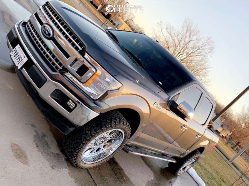 2018 Ford F-150 with 22x10 -19 Vision Rocker and 33/12.5R22 Venom Power ...