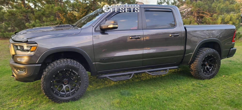 2019 Ram 1500 with 20x10 -24 Wicked Offroad W903 and 35/12.5R20 Cooper ...