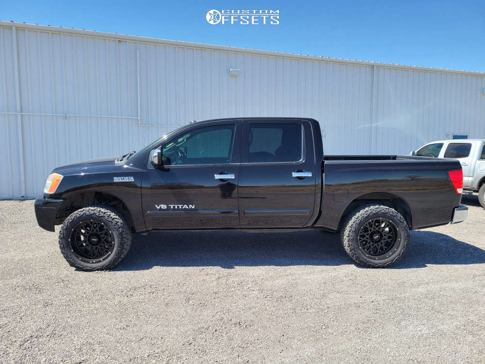 2013 Nissan Titan with 20x10 -25 Vision Rocker and 33/12.5R20 Venom ...