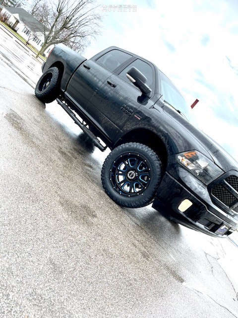 2019 Ram 1500 Classic with 20x10 -25 Vision Fury and 33/12.5R20 Nitto ...