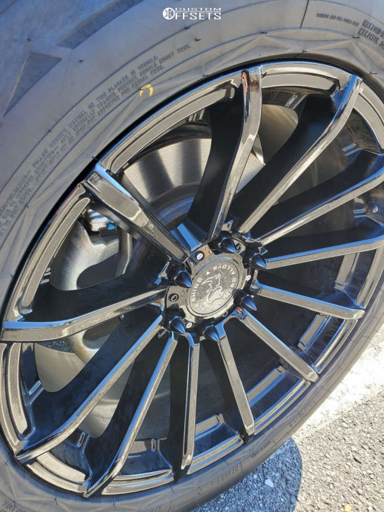 2020 Ford F-150 with 20x9.5 18 Black Rhino Rotorua and 275/55R20 Nitto ...