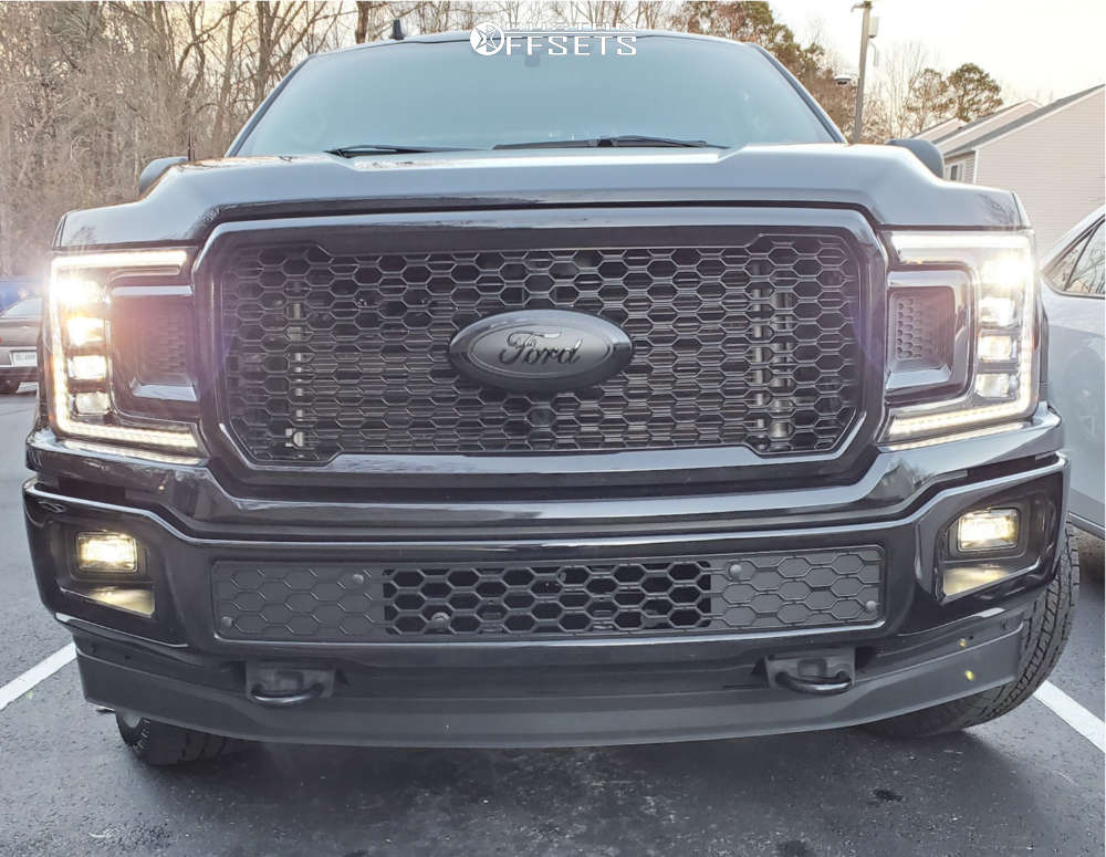 2020 Ford F-150 with 20x9.5 18 Black Rhino Rotorua and 275/55R20 Nitto ...