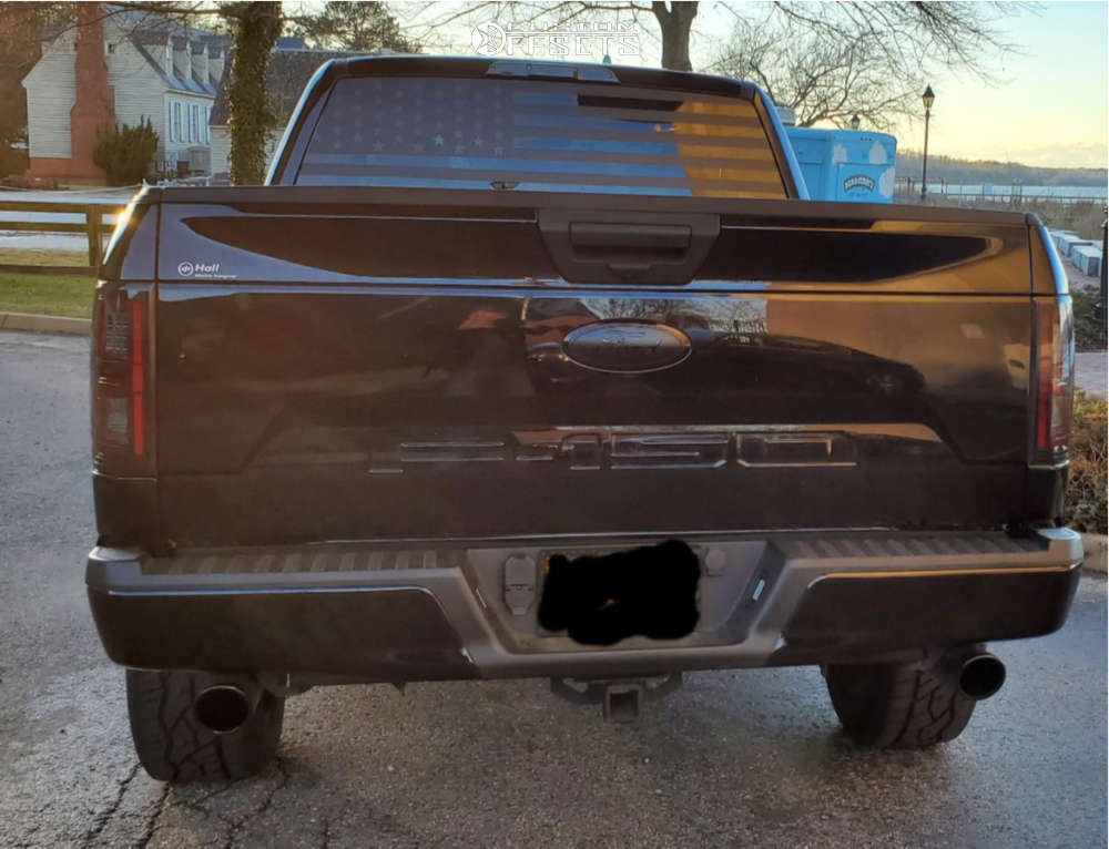 2020 Ford F-150 with 20x9.5 18 Black Rhino Rotorua and 275/55R20 Nitto ...