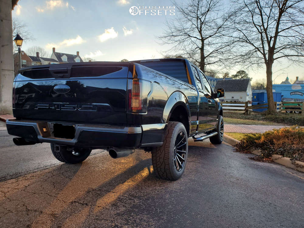 2020 Ford F-150 with 20x9.5 18 Black Rhino Rotorua and 275/55R20 Nitto ...