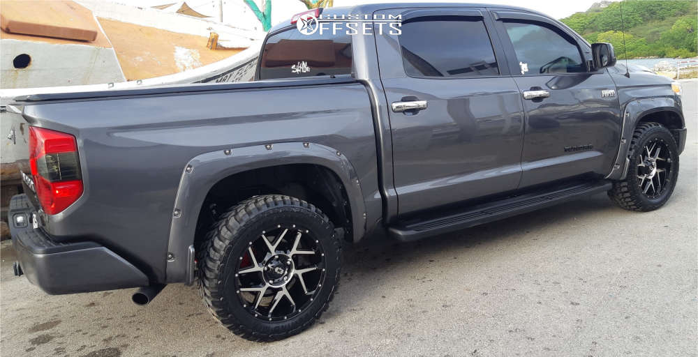 2014 Toyota Tundra with 20x9 12 Vision Sliver and 285/55R20 Linglong ...