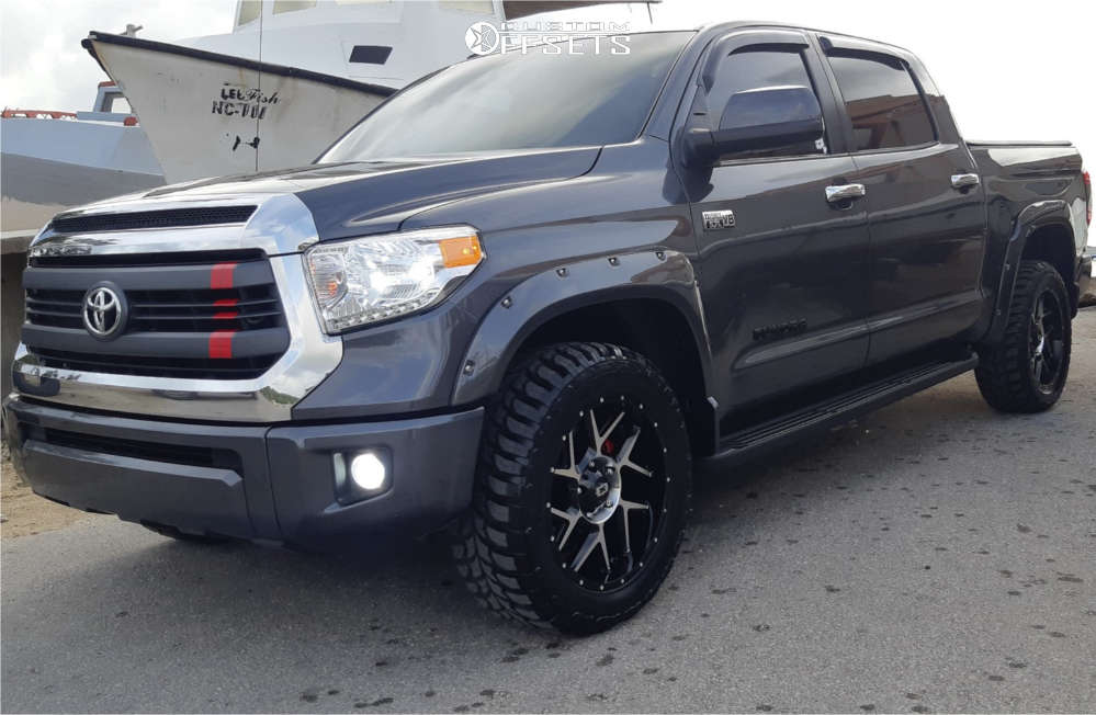 2014 Toyota Tundra with 20x9 12 Vision Sliver and 285/55R20 Linglong ...