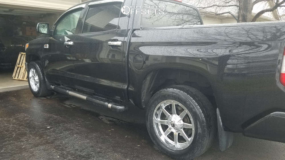 2017 Toyota Tundra with 20x9 20 Fuel Maverick and 295/20R20 Toyo Tires ...