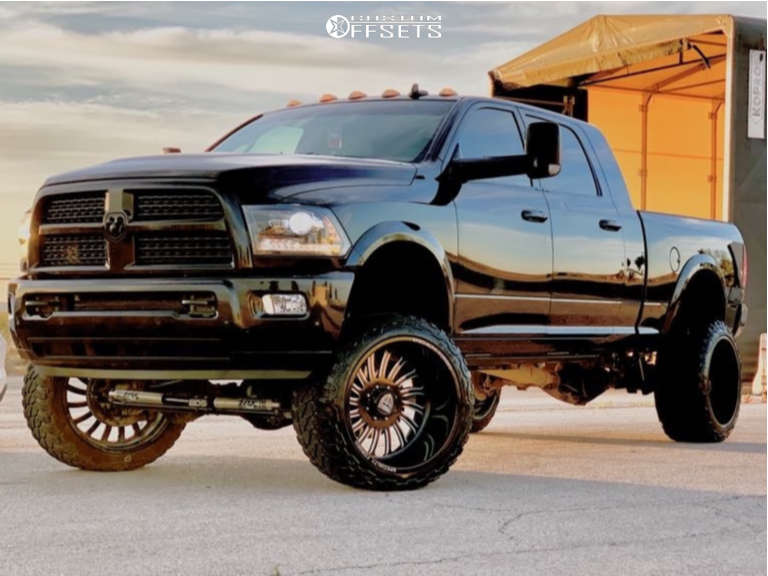 2017 Ram 2500 with 24x14 -76 Specialty Forged Sf007 and 345/75R24 Nitto ...