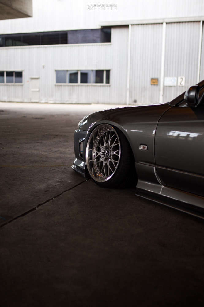 2002 Nissan 200SX with 18x9.5 6 Work Rezax Ii and 215/35R18 WinRun and ...