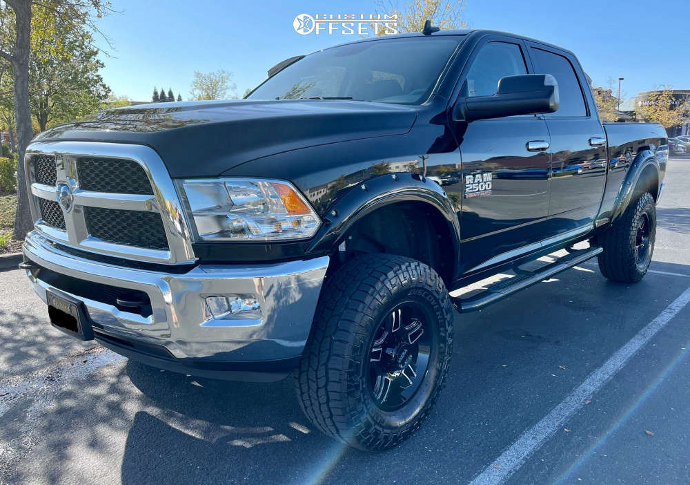 2018 Ram 2500 with 18x12 1 Ultra Armageddon and 35/12.5R18 Cooper ...