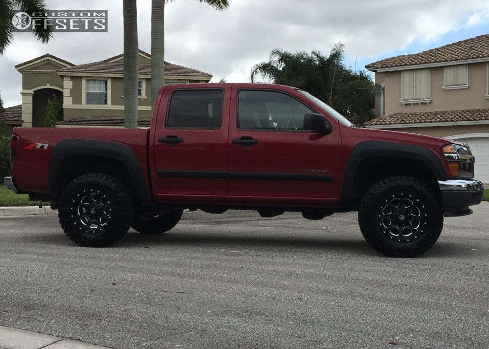 2004 Chevrolet Colorado with 17x9 -12 Fuel Boost and 255/75R17 Nitto ...