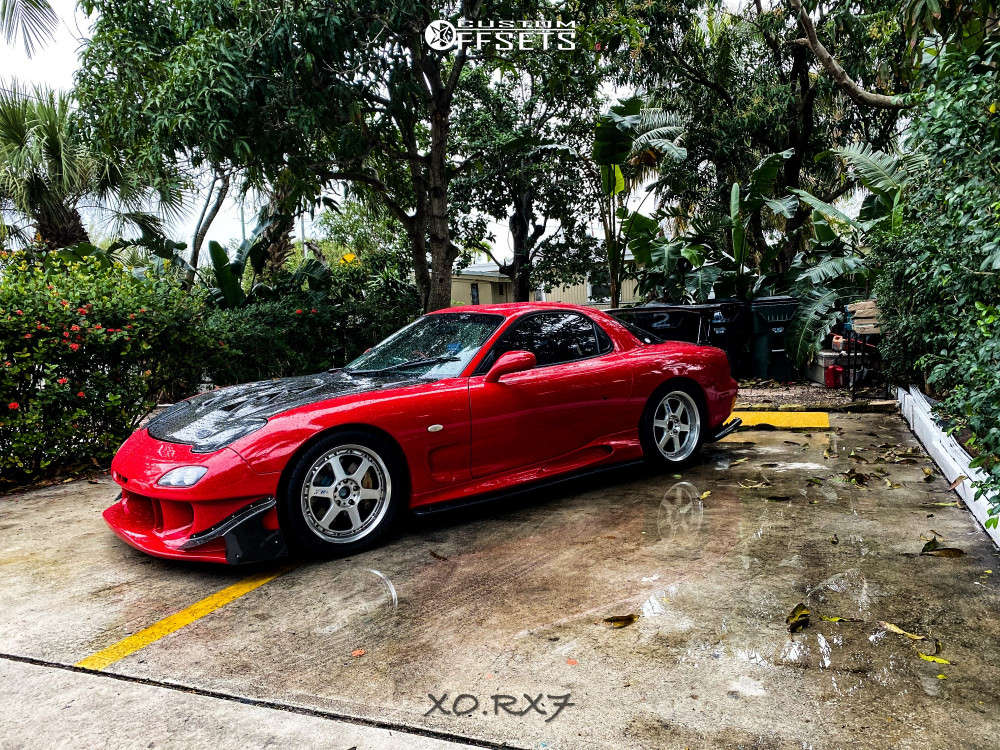1995 Mazda RX-7 with 17x9 11 Volk Gt-p and 245/40R17 Toyo Tires Proxes ...