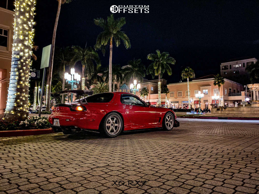 1995 Mazda RX-7 with 17x9 11 Volk Gt-p and 245/40R17 Toyo Tires Proxes ...