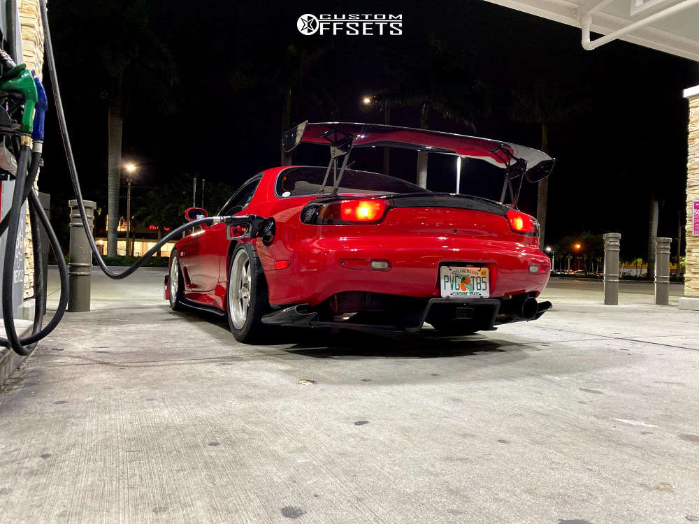 1995 Mazda RX-7 with 17x9 11 Volk Gt-p and 245/40R17 Toyo Tires Proxes ...