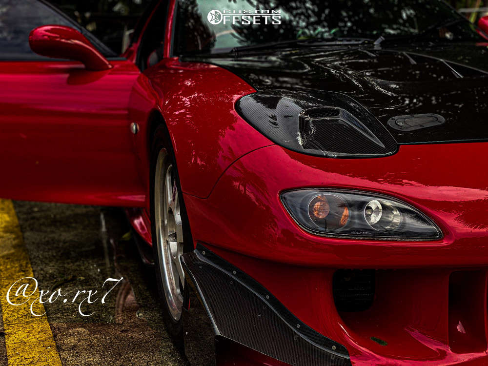 1995 Mazda RX-7 with 17x9 11 Volk Gt-p and 245/40R17 Toyo Tires Proxes ...