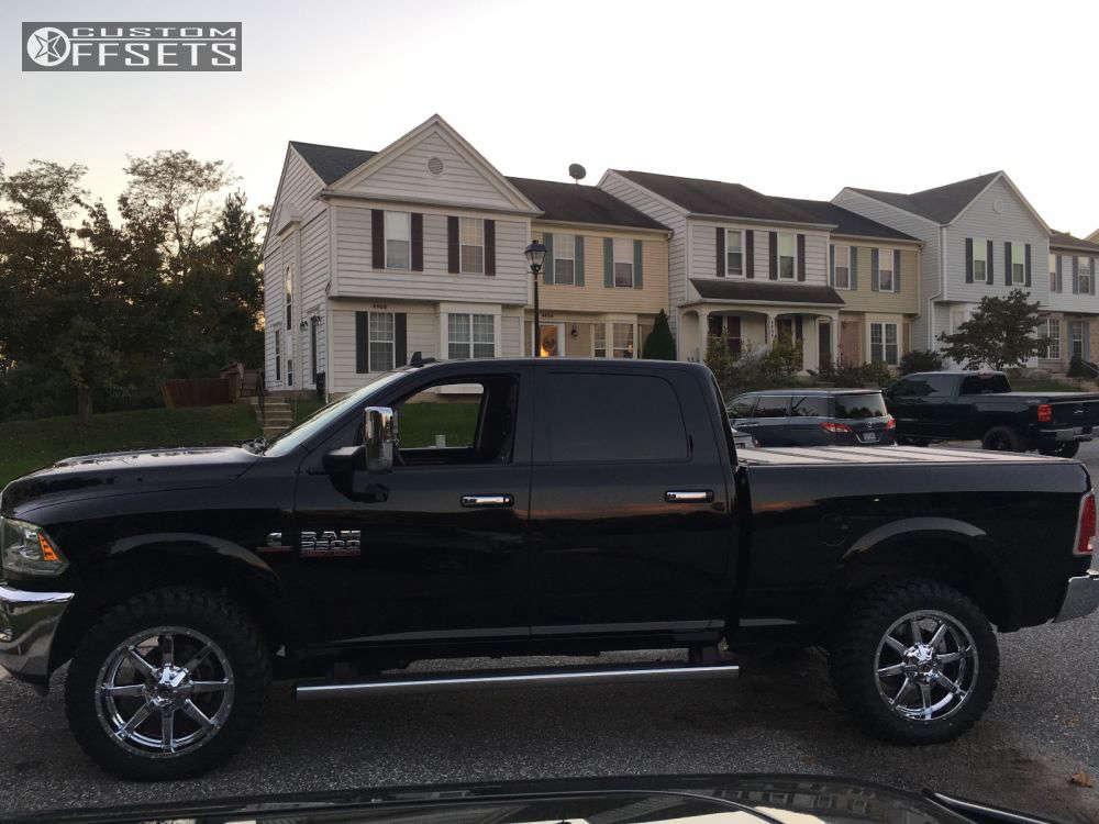 2014 Ram 2500 with 22x9.5 25 Fuel Maverick and 35/12.5R22 Atturo Trail ...