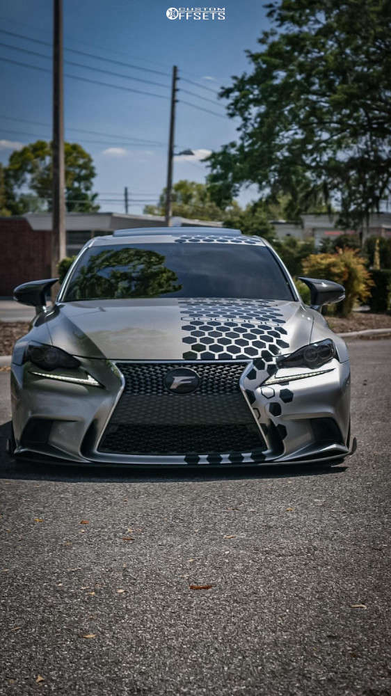 2016 Lexus IS200t with 19x8.5 30 Ace Wheels Convex and 225/30R19 Nexen ...