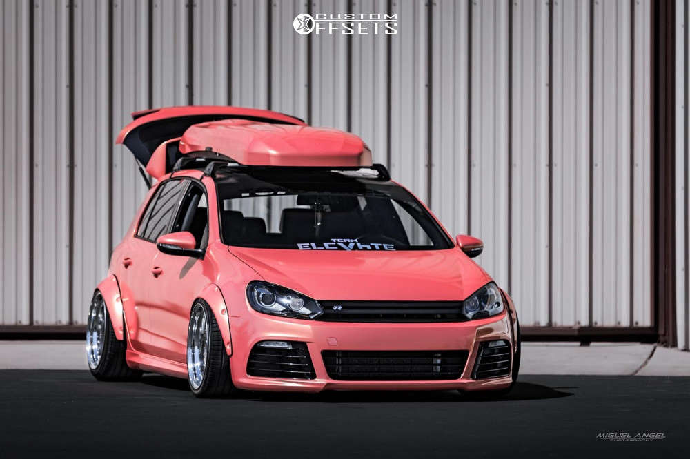 2013 Volkswagen Golf R with 18x10 Revolve SUBJECT No. 86 and 265/35R18 ...