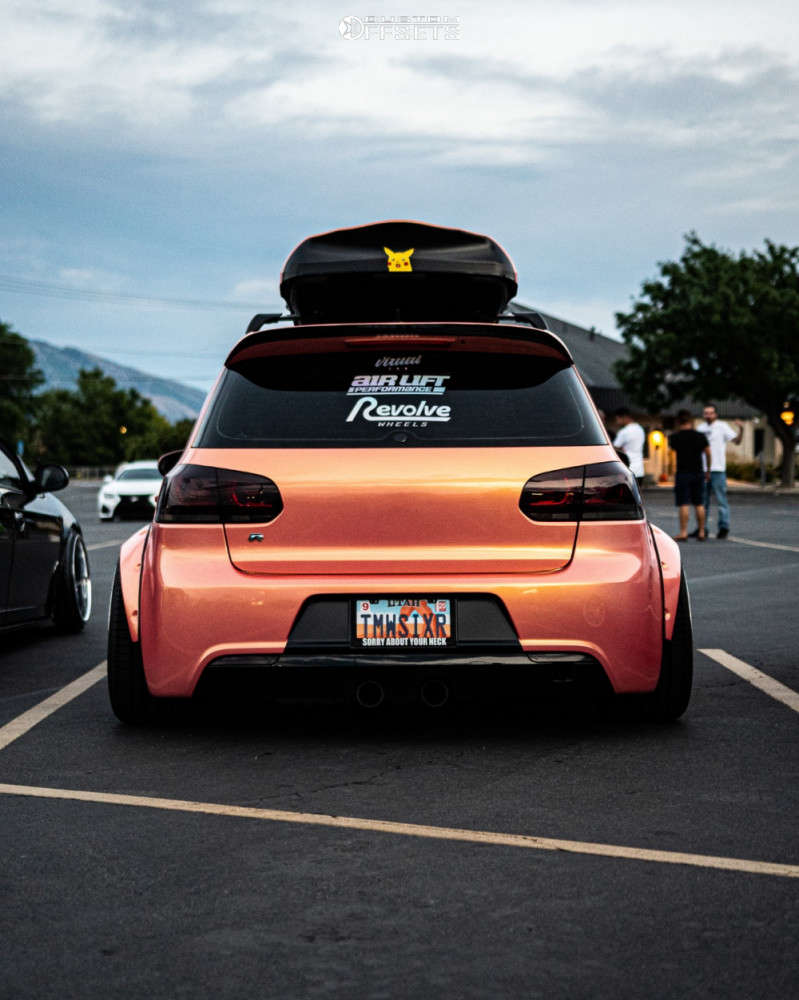 2013 Volkswagen Golf R with 18x10 Revolve SUBJECT No. 86 and 265/35R18 ...