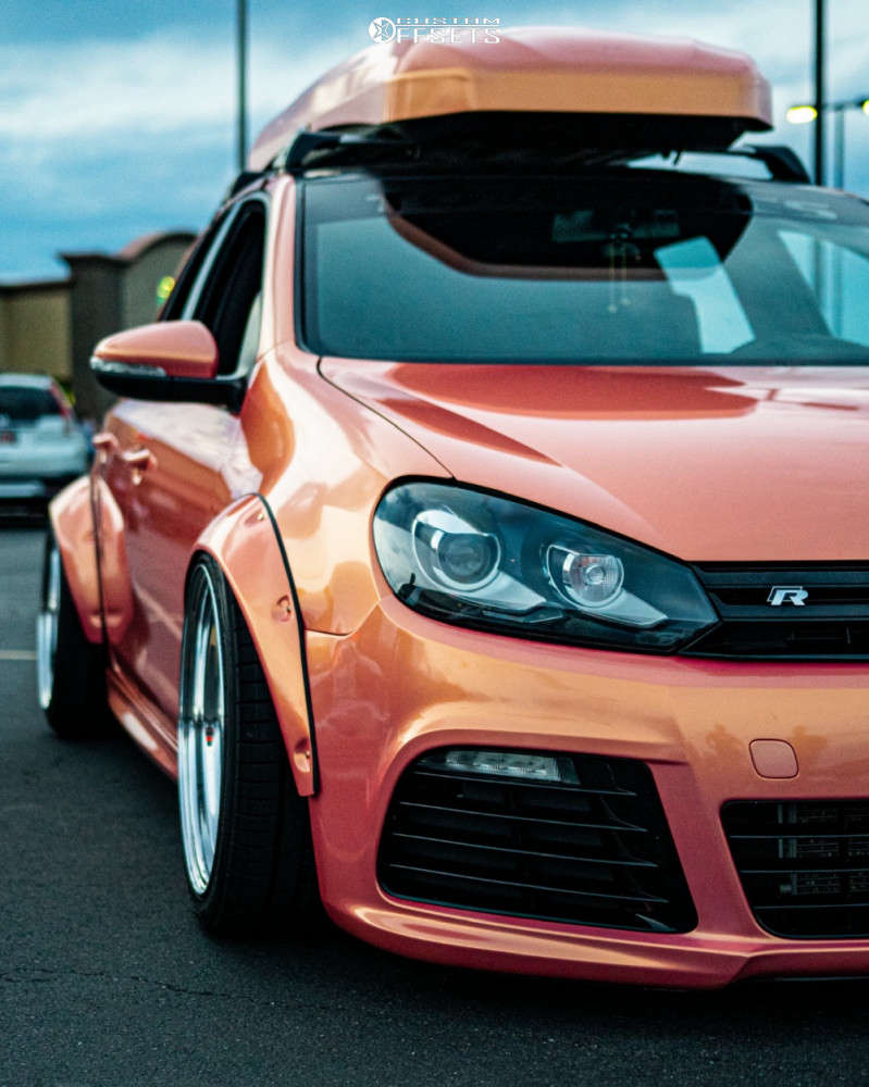 2013 Volkswagen Golf R with 18x10 Revolve SUBJECT No. 86 and 265/35R18 ...