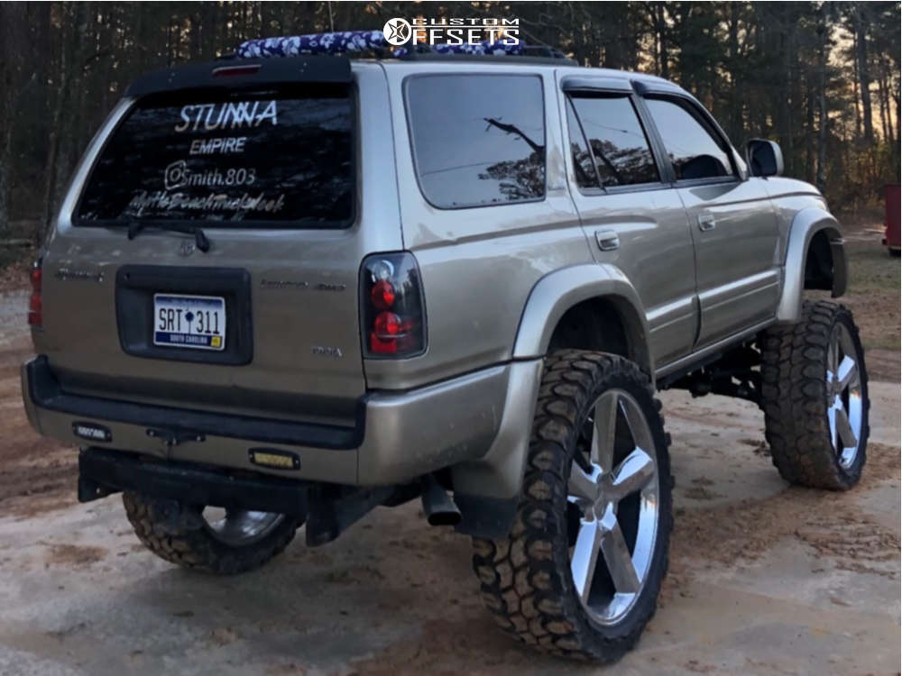 2001 Toyota 4Runner with 26x10 24 OE Replicas LTZ and 37/12.5R26 ...