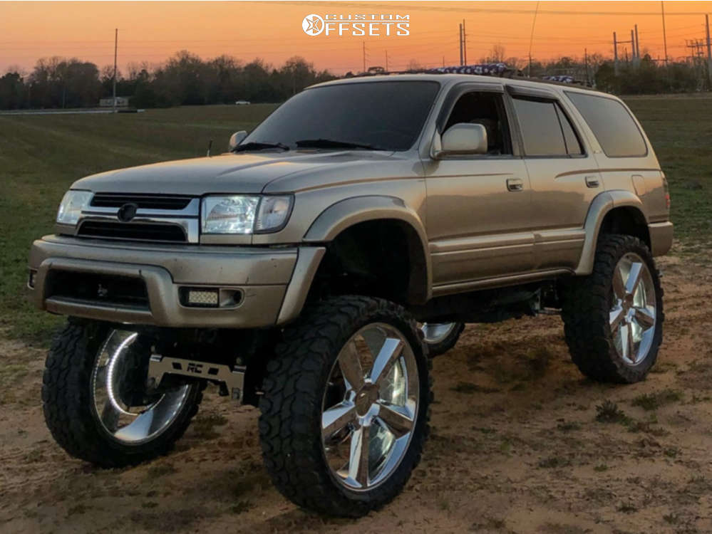 2001 Toyota 4Runner with 26x10 24 OE Replicas LTZ and 37/12.5R26 ...