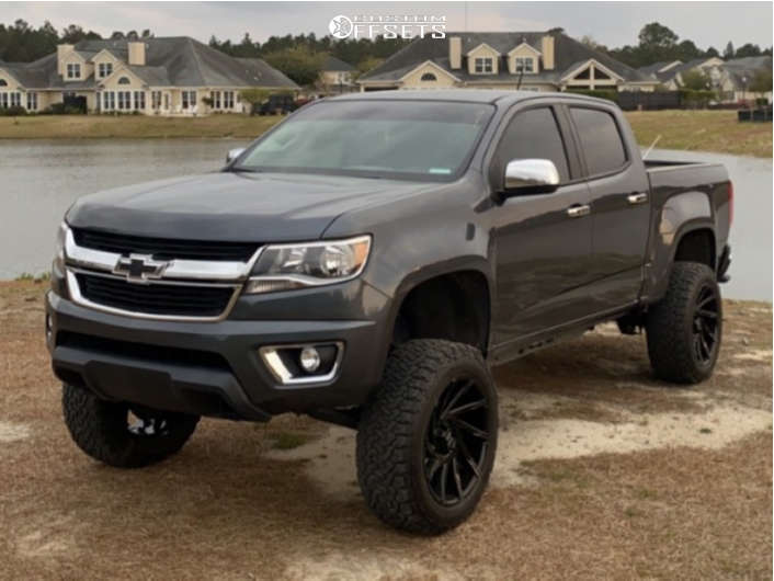 2017 Chevrolet Colorado with 20x10 0 RBP 77r and 33/12.5R20 BFGoodrich ...