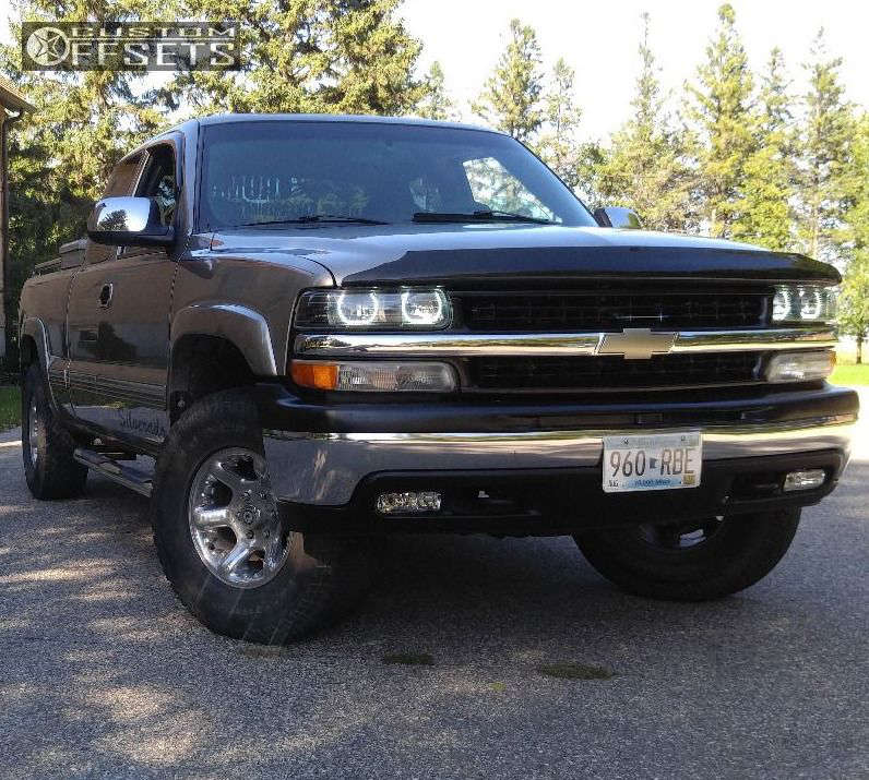 2001 Chevrolet Silverado 1500 with 16x8 American Racing 151 and 285 ...