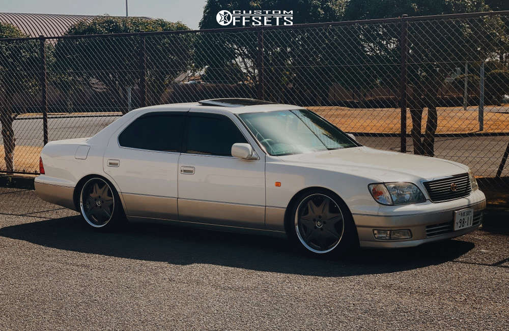 1998 Lexus LS400 with 19x8.5 45 Work Ls207 and 225/40R19 Achilles Atr ...