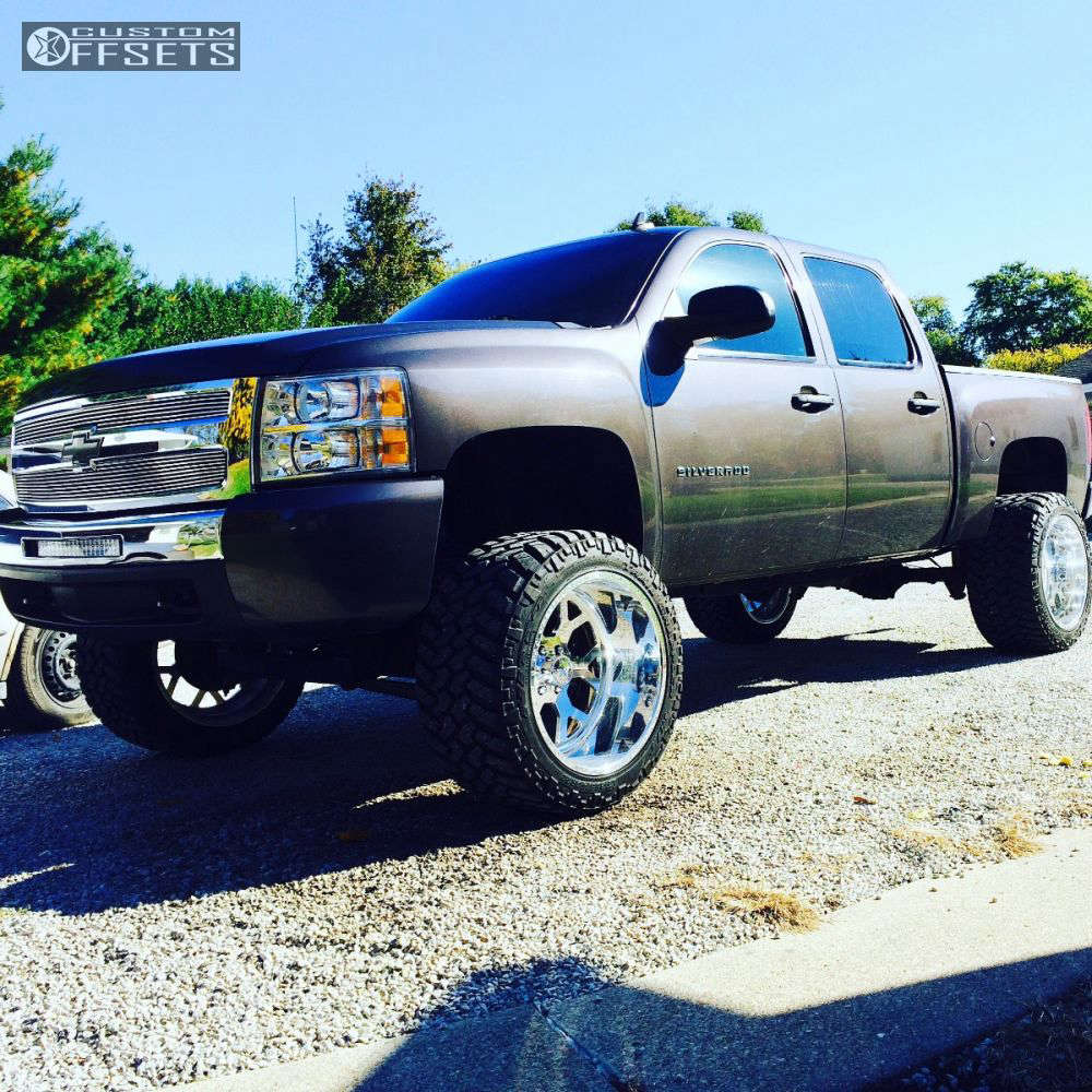 2010 Chevrolet Silverado 1500 with 22x14 -73 American Force SHIELD SS ...