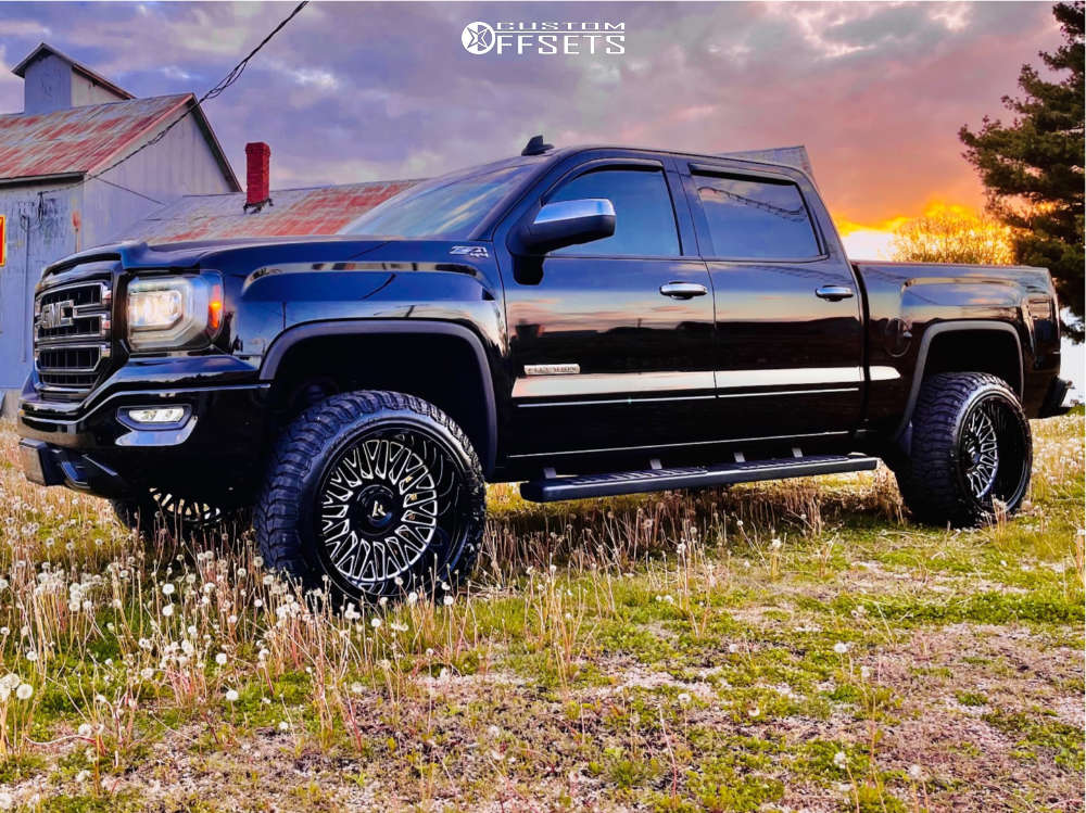 2017 GMC Sierra 1500 with 22x12 -44 Fittipaldi Offroad FTC07 and 33/11 ...