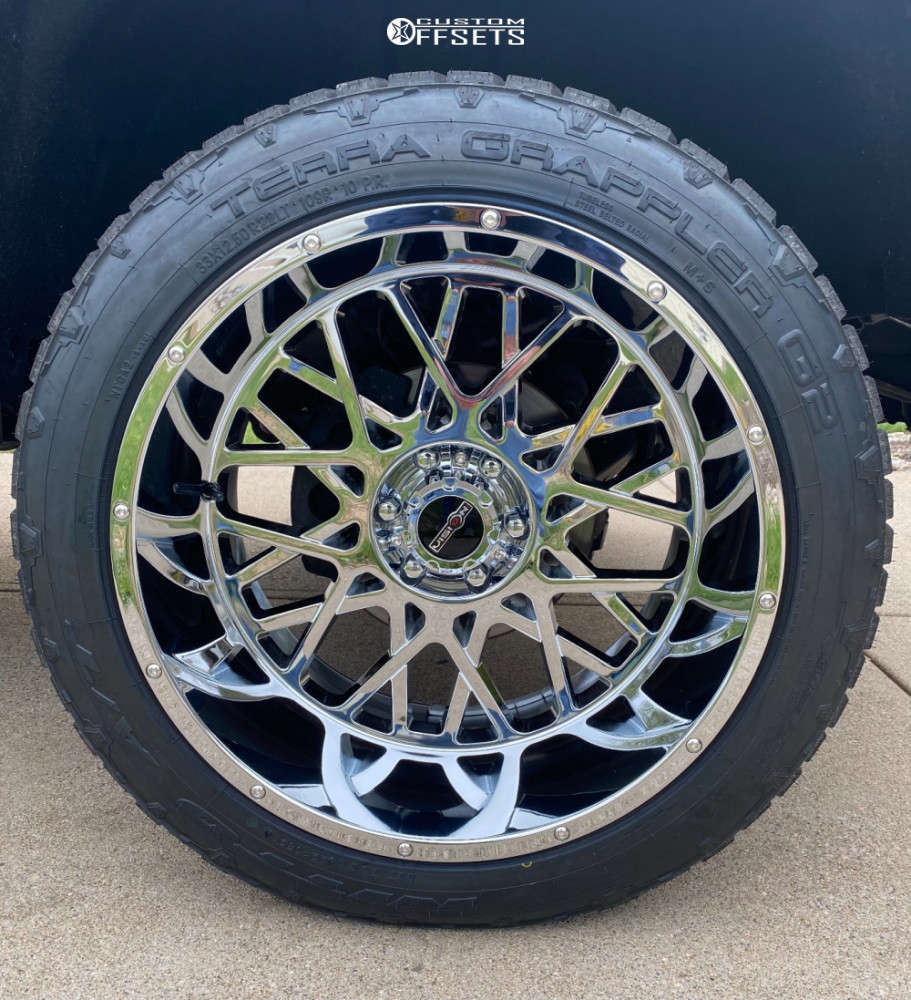 2017 GMC Sierra 1500 with 22x12 -51 Vision Rocker and 33/12.5R22 Nitto ...