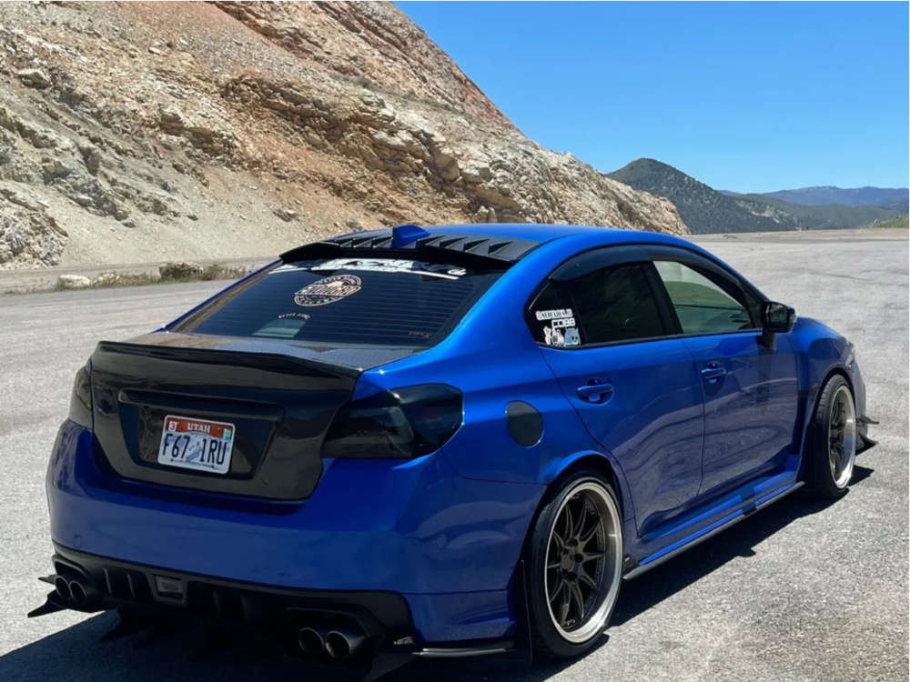 2018 Subaru WRX STI with 19x9.5 22 Aodhan DS07 and 245/35R19 Nitto Neo ...
