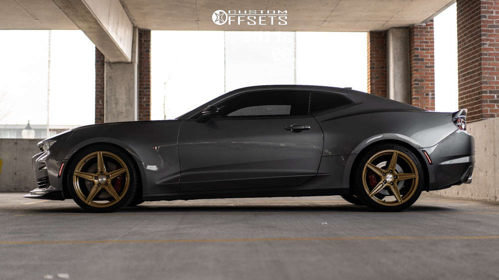 Black Camaro Gold Rims