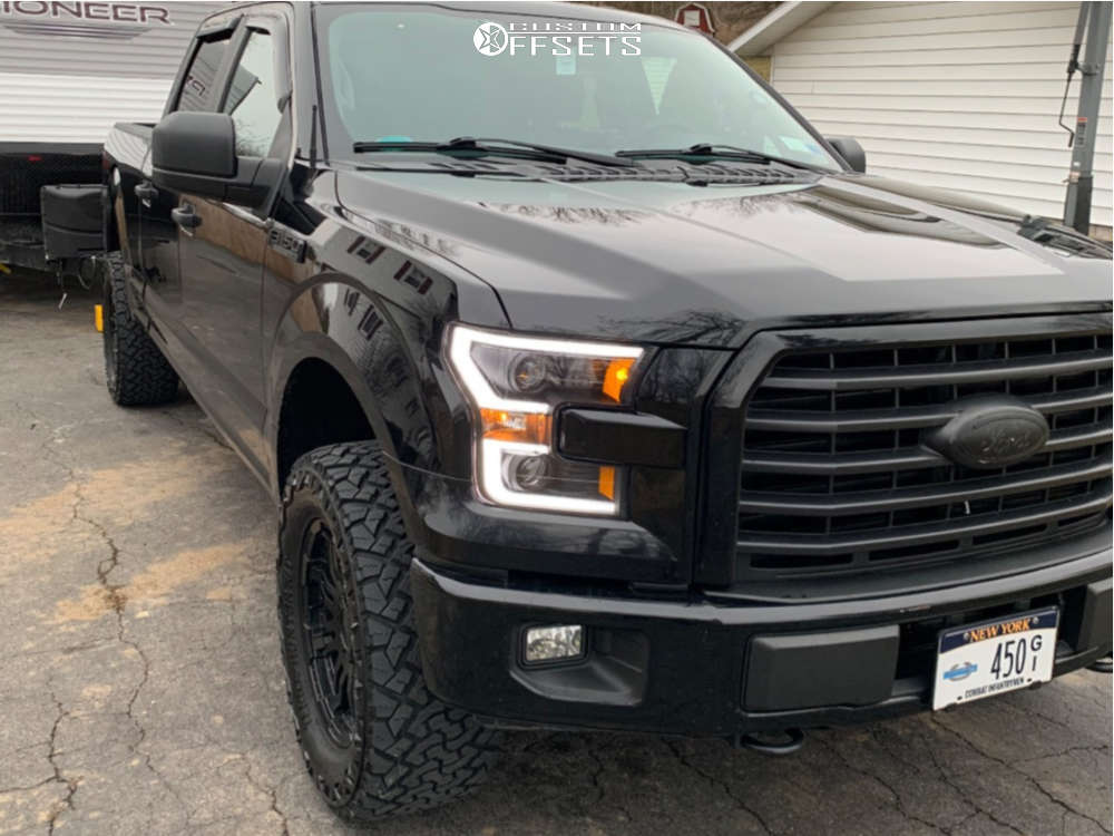 2017 Ford F-150 with 18x8.5 25 Vision Warrior and 33/12.5R18 Venom ...