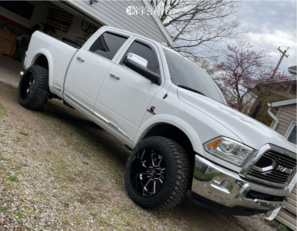 2016 Ram 2500 with 22x12 -44 Hostile Predator and 35/35R22 Fury Offroad ...