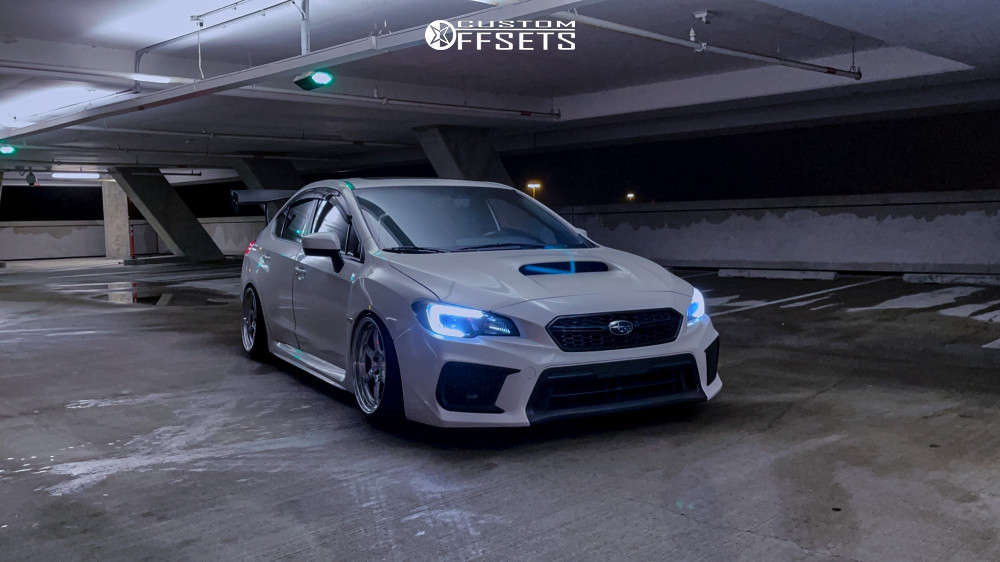 2018 Subaru WRX with 18x9.5 22 Kansei Roku and 225/35R18 Achilles Atr ...