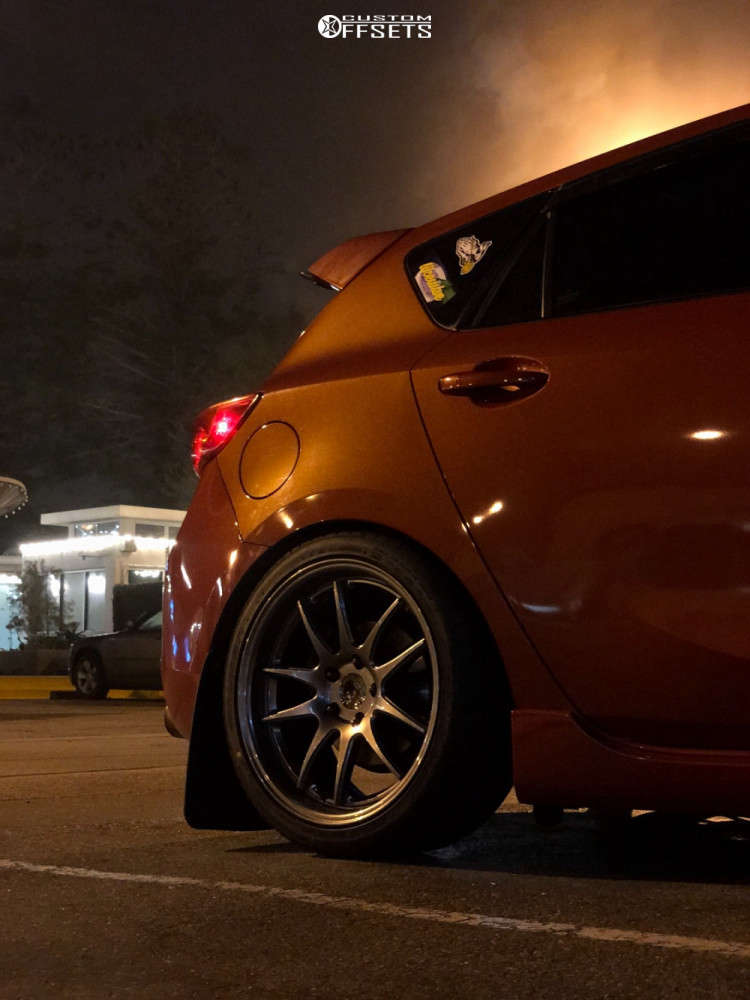2012 Mazda MazdaSpeed3 with 18x8.5 35 Aodhan Ds02 and 245/40R18 Falken ...