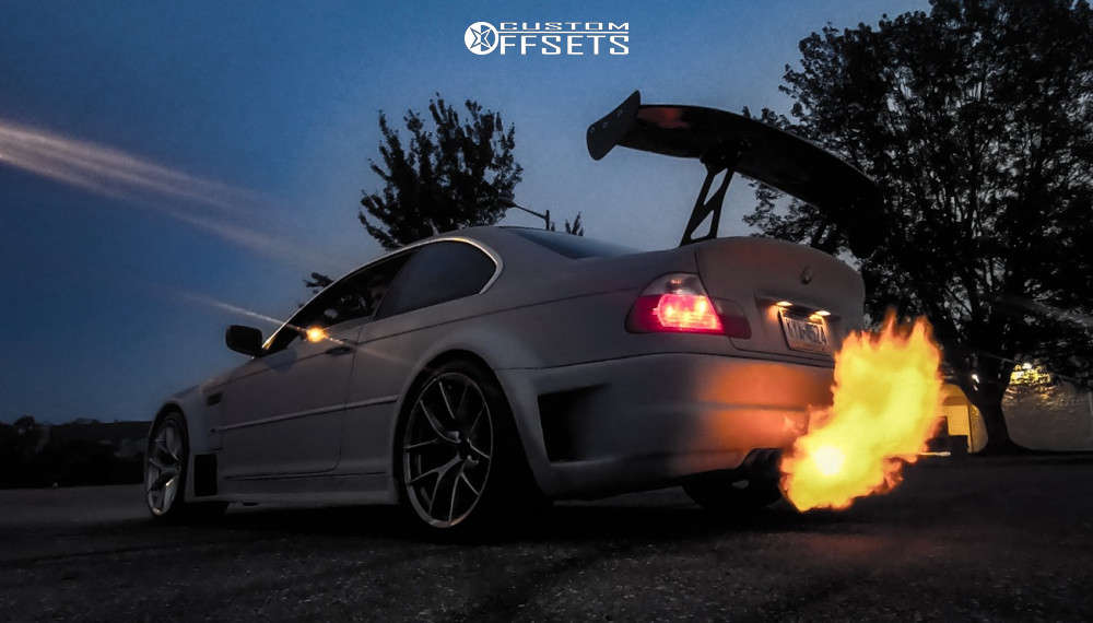 2003 BMW 325Ci with 19x10.5 22 ESR Rf2 and 275/35R19 Federal 595 Rs-r ...