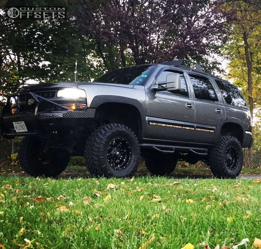 2001 Chevrolet Tahoe with 17x9 -12 Fuel Hostage and 35/12.5R17 Nitto ...
