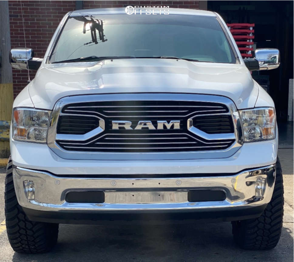 2016 Ram 1500 with 20x10 -19 Hardrock Affliction and 35/12.5R20 AMP Mud ...
