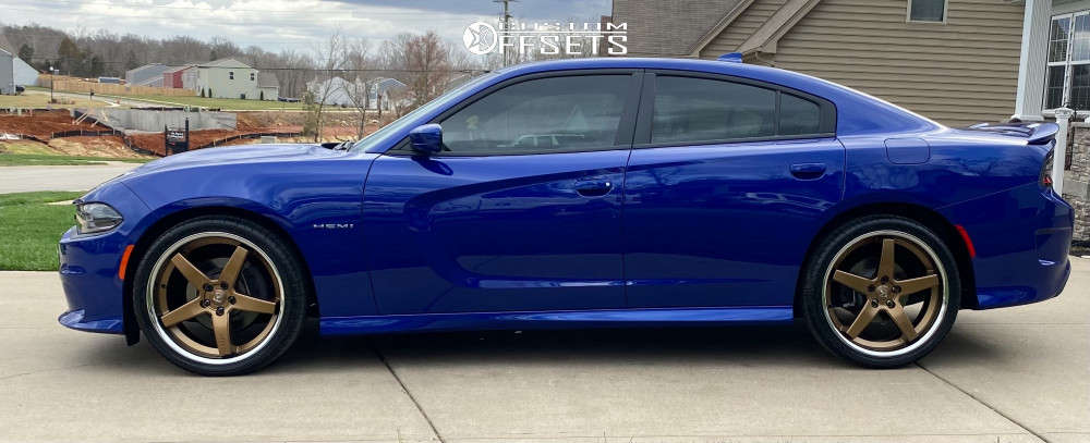 2020 Dodge Charger with 22x9.5 15 Asanti Black Abl-31 and 265/35R22 ...